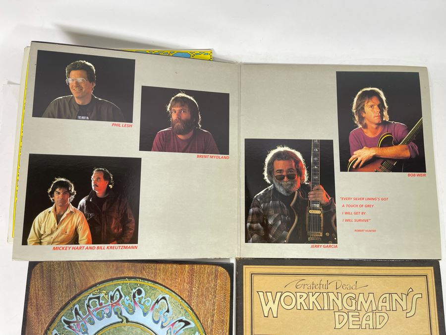 (4) Grateful Dead Vinyl Records