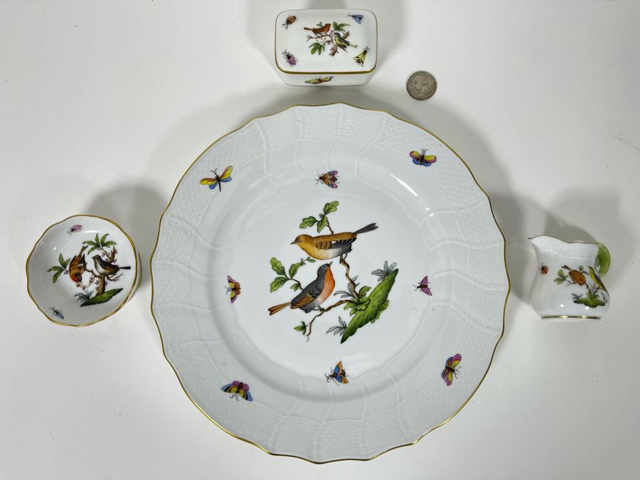 Collection Of Herend Hand Painted Porcelain From Hungary
