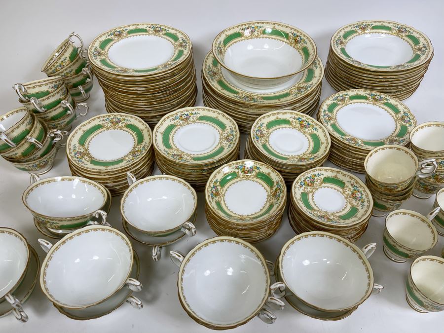 Huge Collection Of English Crown Fine Bone China Staffordshire England ...