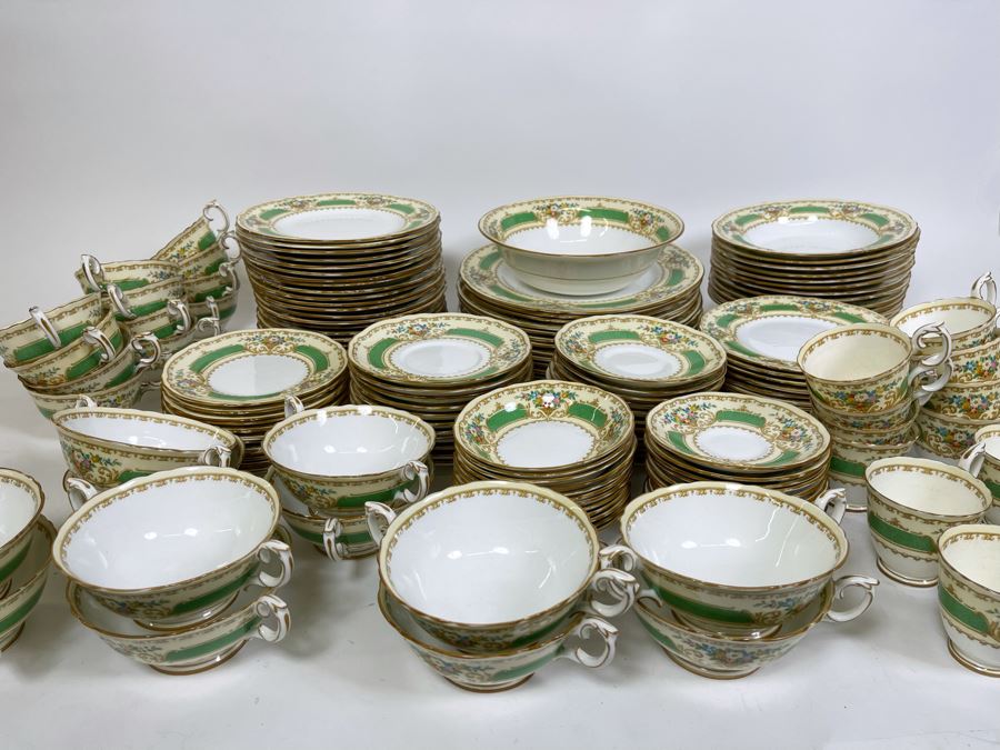 Huge Collection Of English Crown Fine Bone China Staffordshire England ...