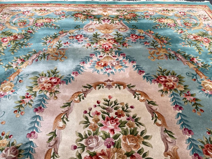 Large Chinese Wool Area Rug 172' X 122'
