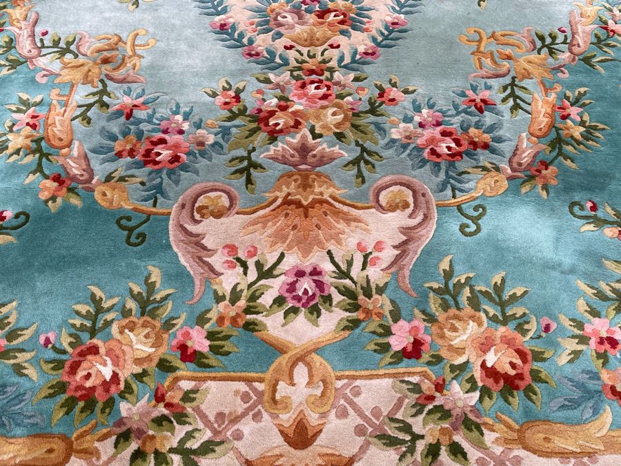 Large Chinese Wool Area Rug 172' X 122'