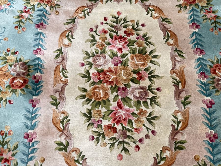 Large Chinese Wool Area Rug 172' X 122'