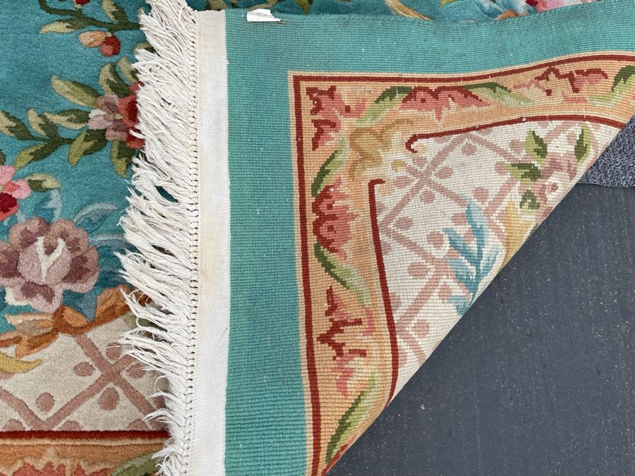 Large Chinese Wool Area Rug 172' X 122'