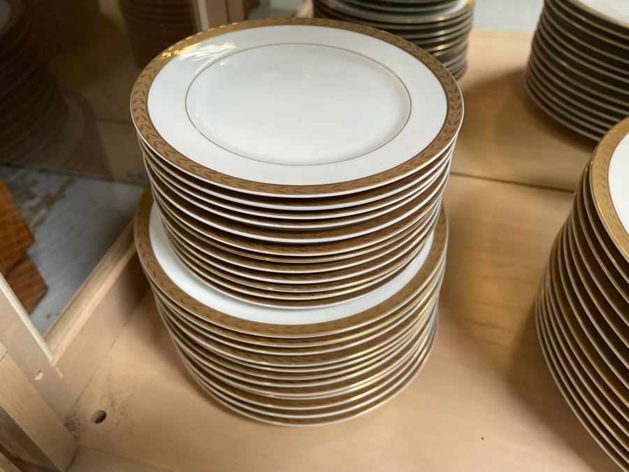 Last Minute Add - Sango Japanese China Set Royalty Gold Rim Pattern 3625