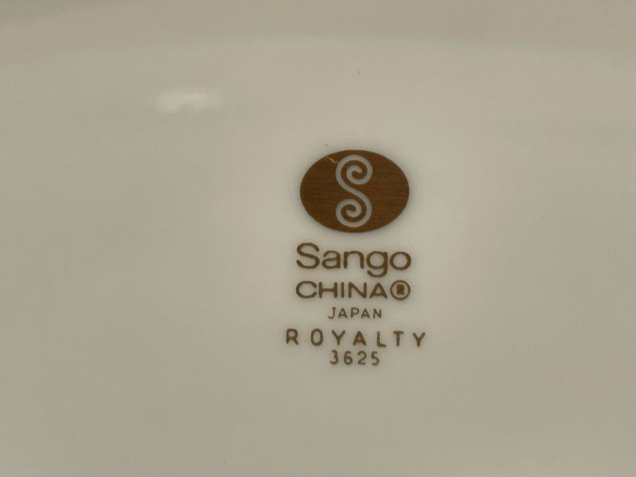 Last Minute Add - Sango Japanese China Set Royalty Gold Rim Pattern 3625