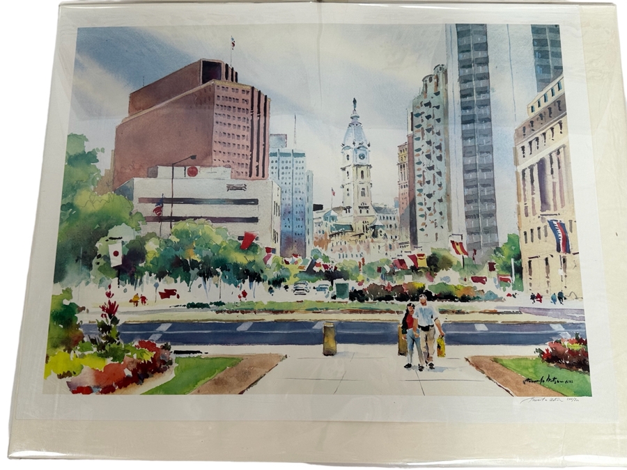 Set Of Three Hand Signed Limited Edition Howard Watson Prints 24 X 18