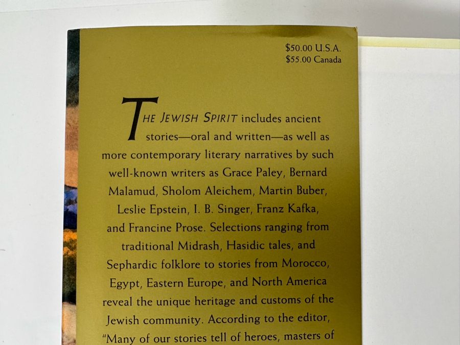 The Jewish Spirit - A Celebration In Stories & Art Book