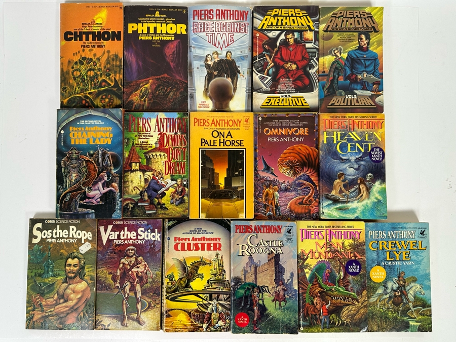 Vintage Paperback Novels From Piers Anthony