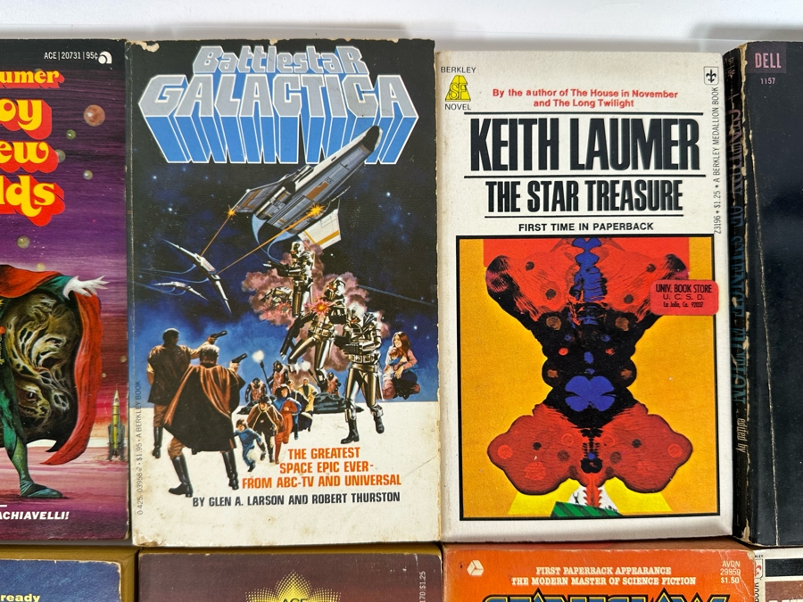 Vintage Science Fiction Paperback Books Lot