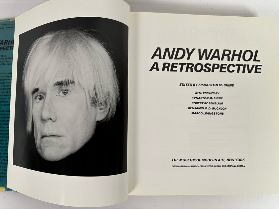 First Edition Book Andy Warhol: A Retrospective Published By The Museum ...