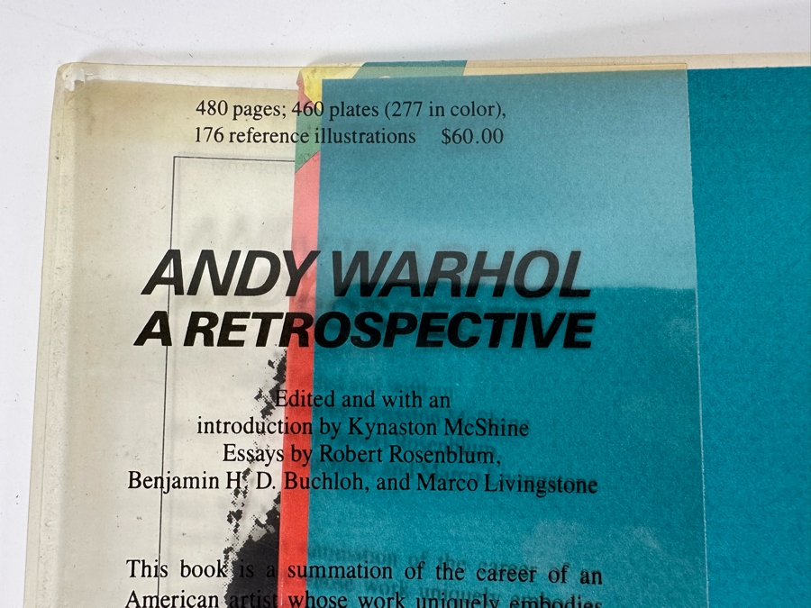 First Edition Book Andy Warhol: A Retrospective Published By The Museum ...