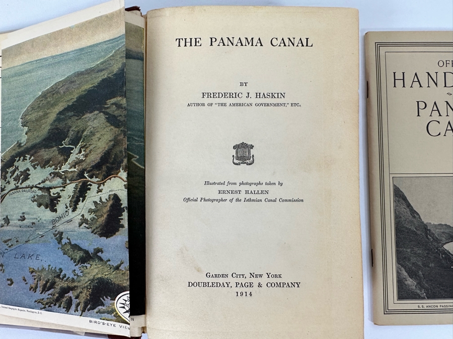 Vintage 1914 Hardcover Book The Panama Canal By Frederic J. Haskin With ...