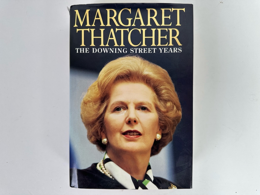 Signed First Edition Hardcover Book Margaret Thatcher The Downing ...