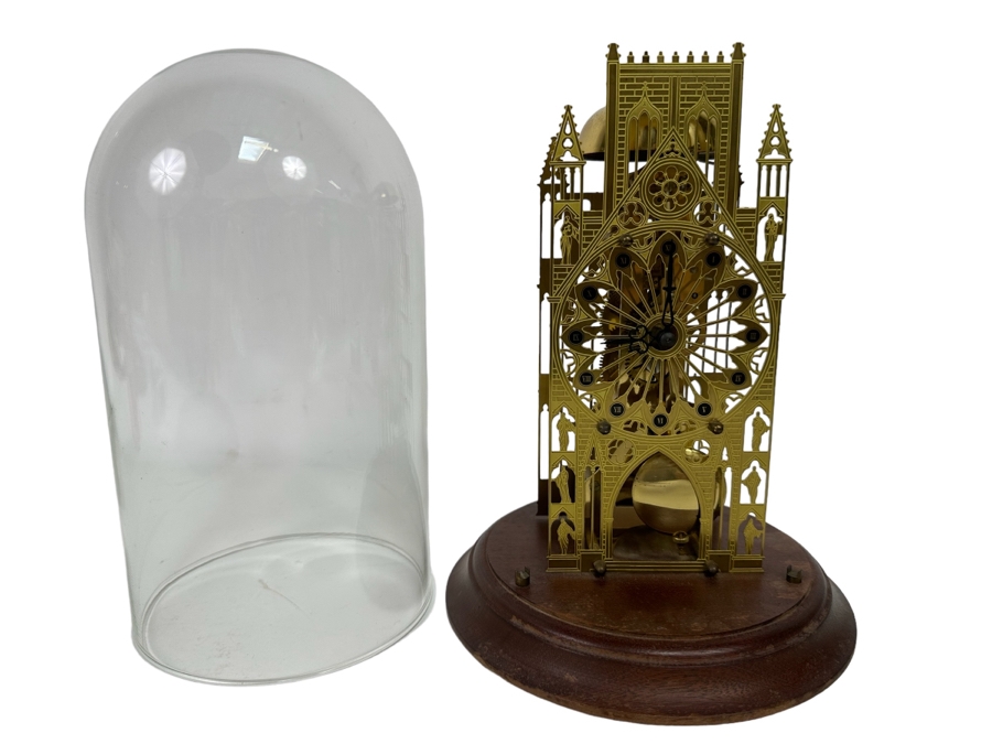 The York Minster Cathedral Skeleton Clock By Franklin Mint 1984 FMCG ...