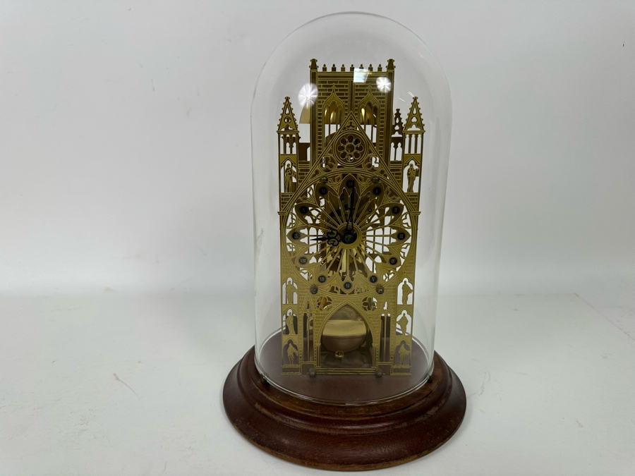 The York Minster Cathedral Skeleton Clock By Franklin Mint 1984 FMCG ...