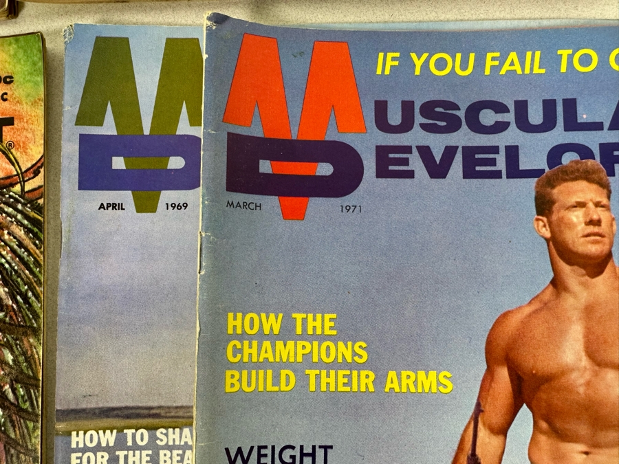 Vintage 1965-1971 Muscular Development (Bodybuilding) Magazines