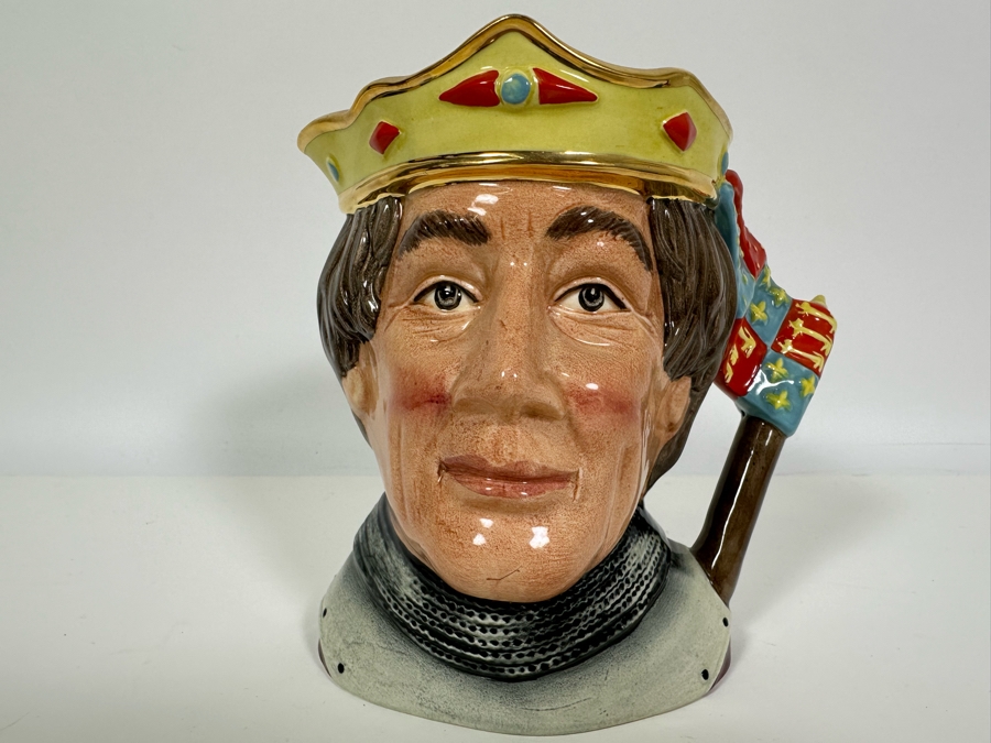 Vintage 1982 Royal Doulton Toby Mug 'The Shakespearean Collection: Henry V' D6671 Large Made In ...