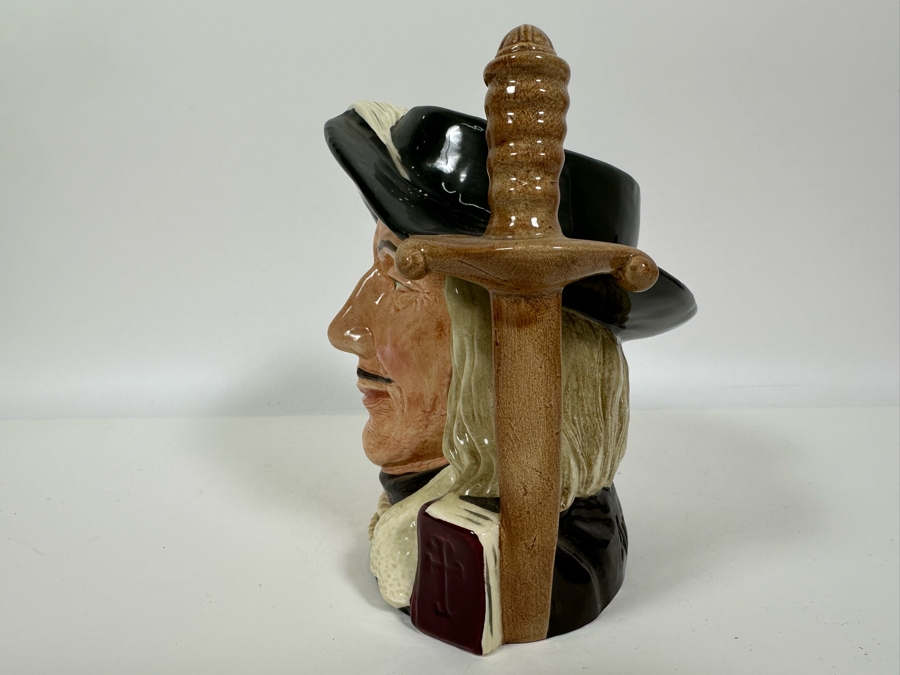 Vintage 1955 Royal Doulton Toby Mug 'Aramis' D6441 Large Made In England 7.25H