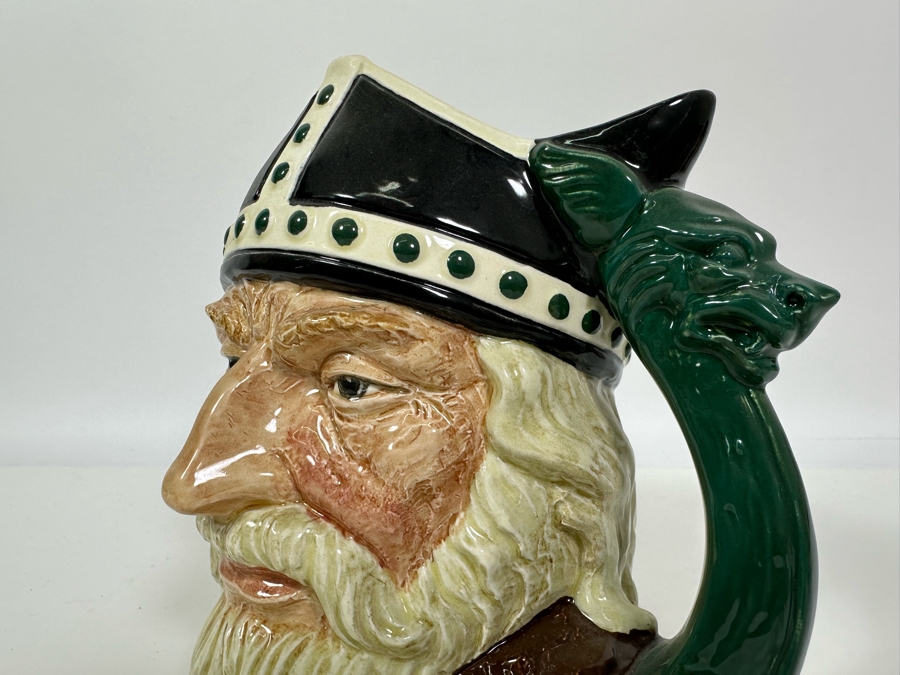 Vintage 1958 Royal Doulton Toby Mug 'Viking' D6496 Large Made In England 7.25H