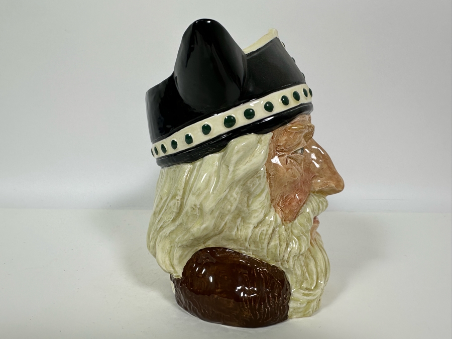 Vintage 1958 Royal Doulton Toby Mug 'Viking' D6496 Large Made In England 7.25H