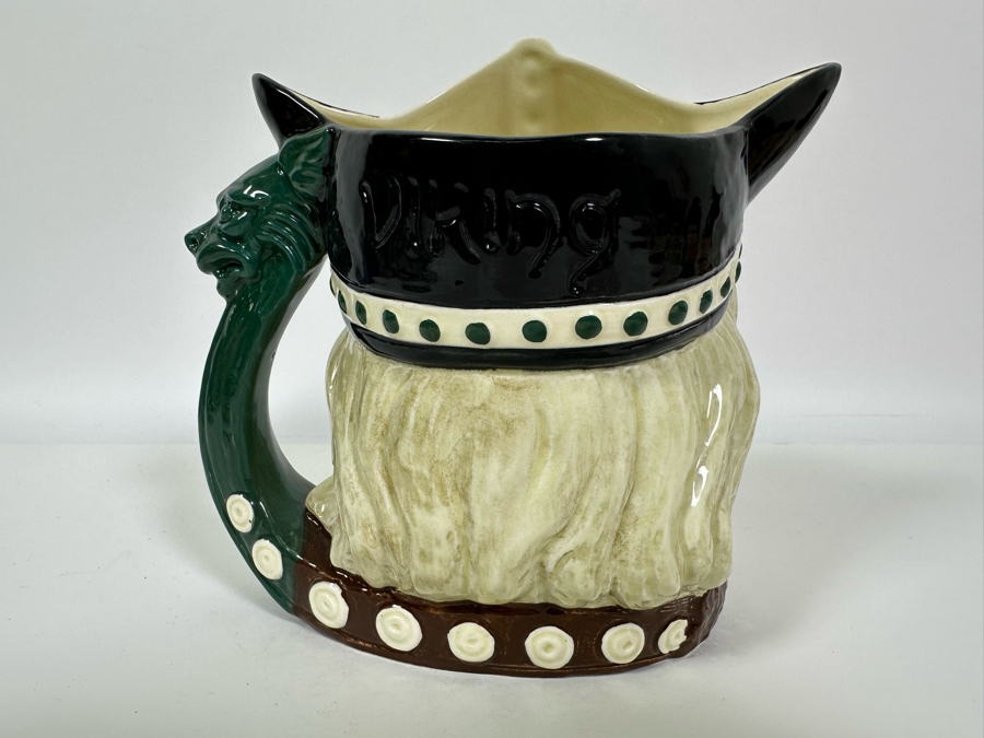 Vintage 1958 Royal Doulton Toby Mug 'Viking' D6496 Large Made In England 7.25H