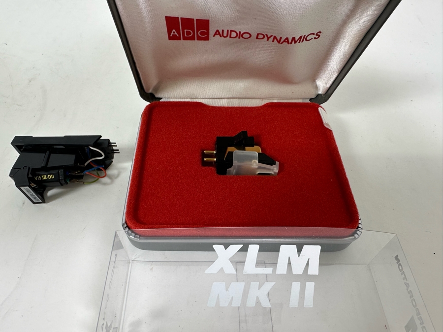 New Old Stock Audio Dynamics ADC XLM MK II Record Player Cartridge With Needle And Box Plus ...