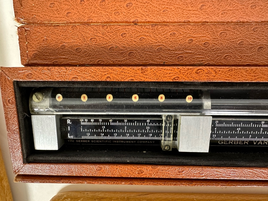 Engineer's Lot Includes: GERBER Variable Scale Slide Rule Model ...