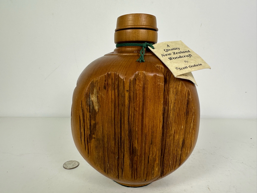 Scott & Trish Godwin Handmade Bottle Crafted From The Wood Of An ...