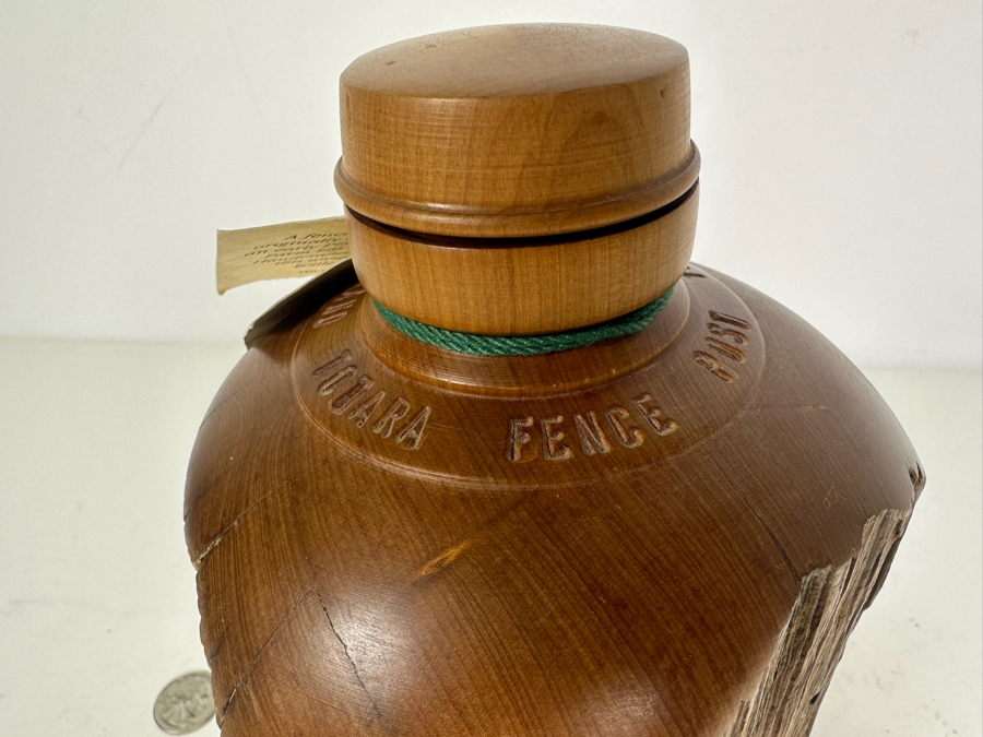 Scott & Trish Godwin Handmade Bottle Crafted From The Wood Of An ...