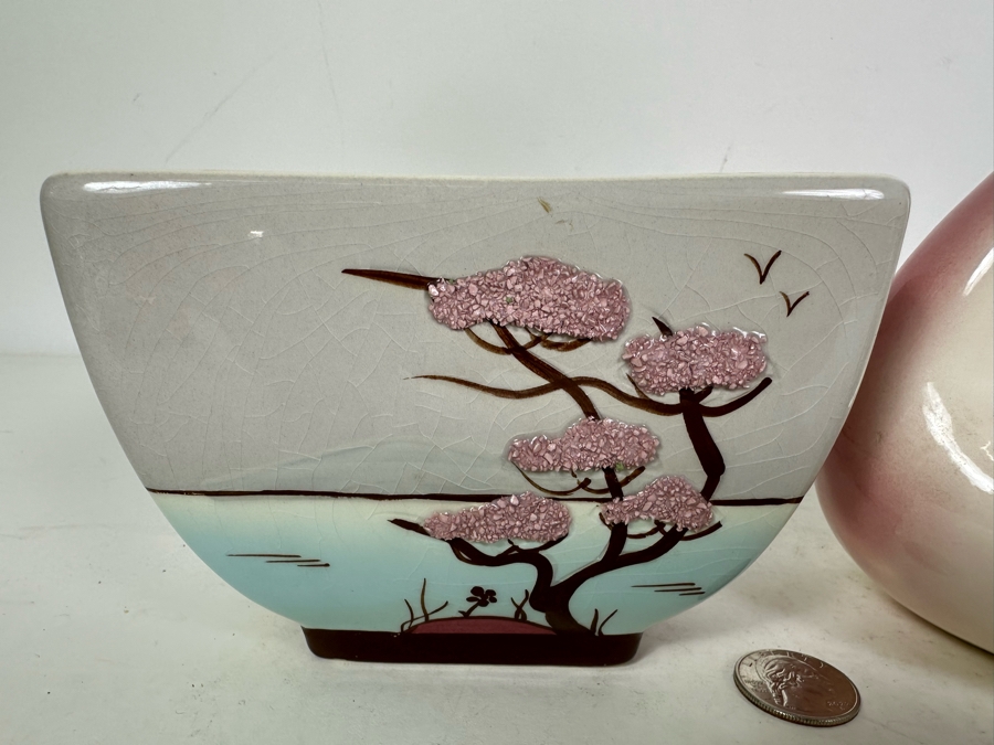 Vintage Hand Decorated Weil Ware California Pottery Planter 4.25'H And ...