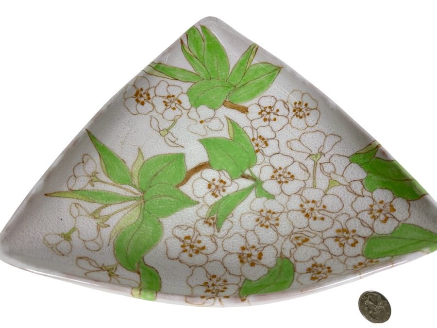Ernestine Salerno Italy Ernestine Maiolica Handmade Ceramic Triangular ...