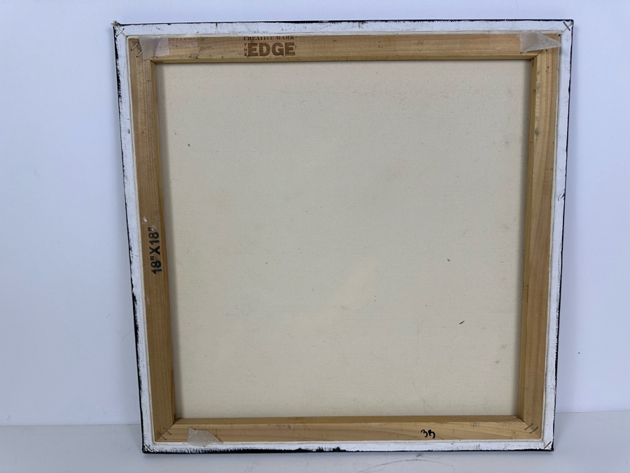 Artist Signed Roz Original Oil on Canvas Sheep Painting