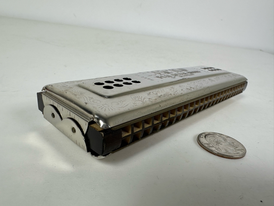 Vintage M. Hohner Harmonica Made in Germany 7'W