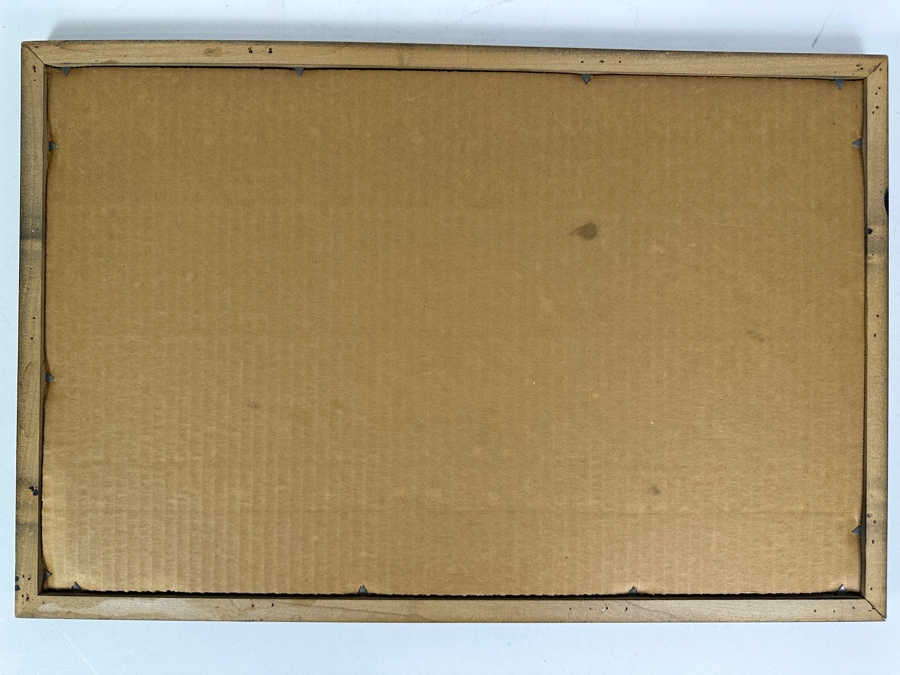 Vintage Mid-Century Modern Repousse Copper Painting Signed C. E ...