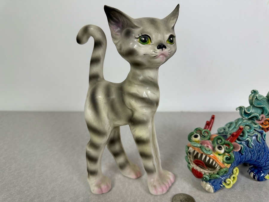 Just Added - Japanese Hand Painted Ceramic Foo Dog And MCM Lefton's ...