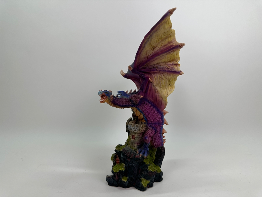 Vintage Summit Collection Resin Dragon Castle 13'H