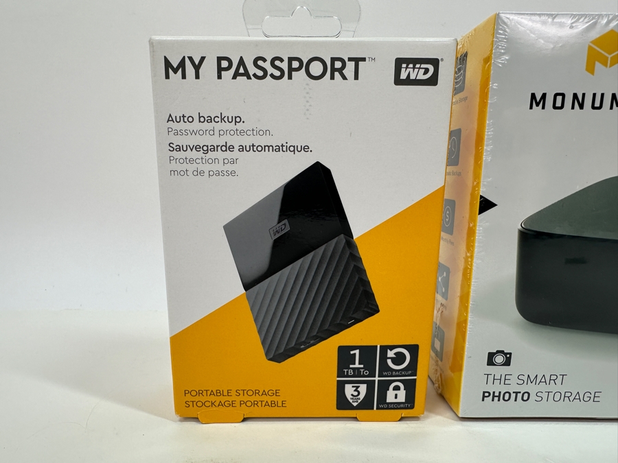 Just Added - My Passport 1TB Portable Storage & Monument Photo Storage Cube