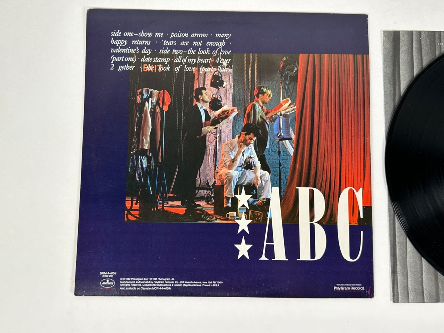 ABC - The Lexicon Of Love SRM-1-4059 Mercury Vinyl Record 1982