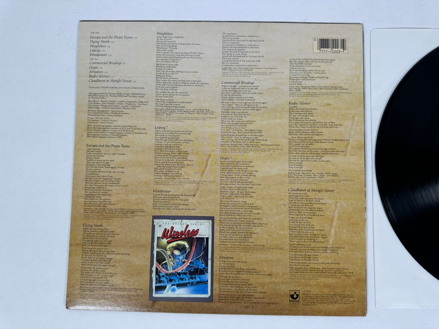 Thomas Dolby - The Golden Age Of Wireless ST-12203 Harvest Records Vinyl Record 1982