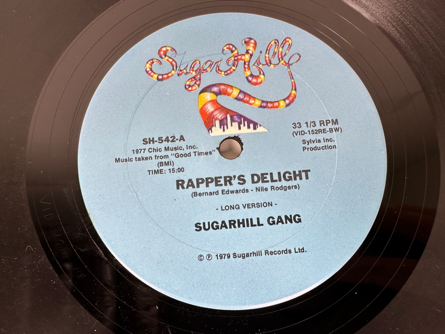 Sugarhill Gang - Rapper's Delight SH-542-A Sugar Hill Records Vinyl ...