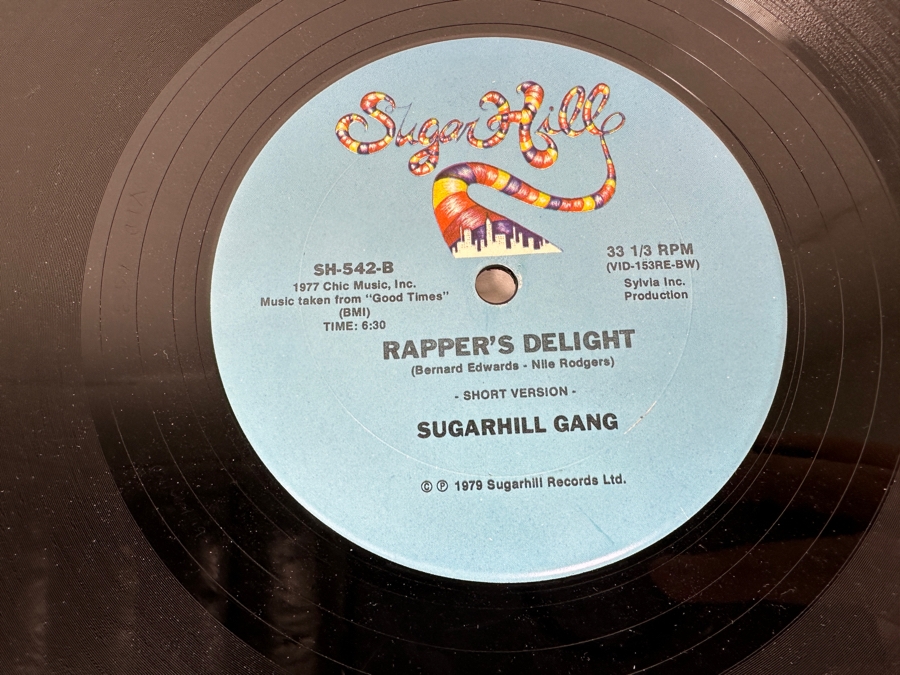 Sugarhill Gang - Rapper's Delight SH-542-A Sugar Hill Records Vinyl ...