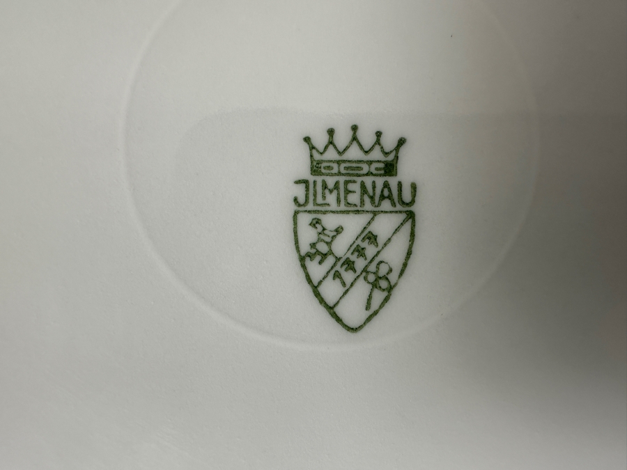 Hand Painted Jlmenau Porcelain Plate 12W