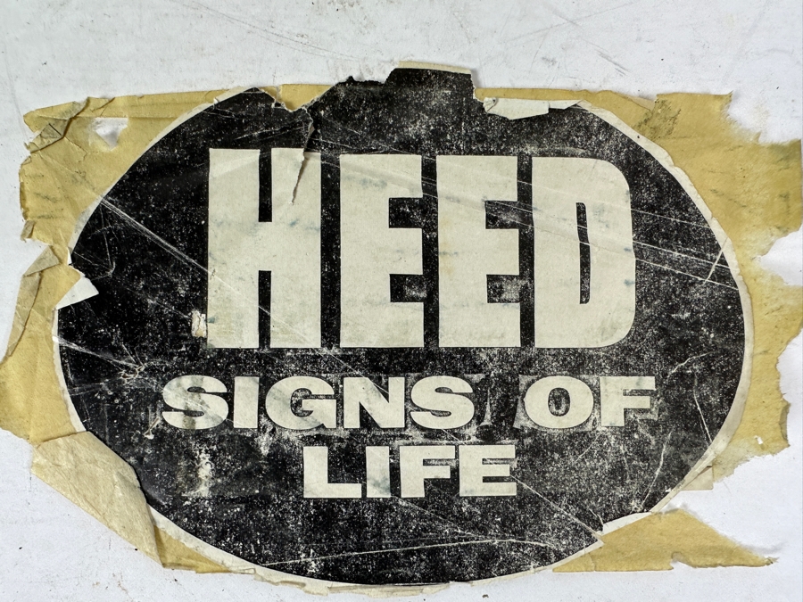 Vintage Original National Safety Council Metal Press Block Printing ...