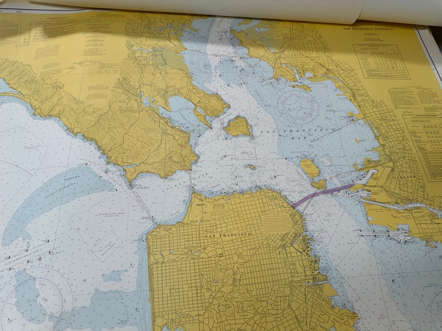 Just Added - Huge Lot Of Vintage 1970s/80s Nautical Charts Marine ...