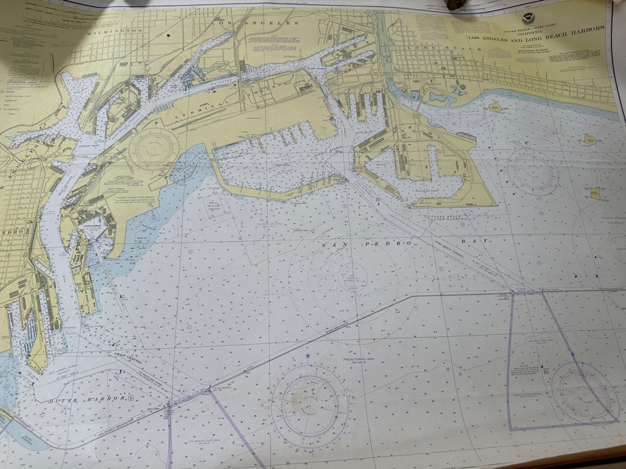 Just Added - Huge Lot Of Vintage 1970s/80s Nautical Charts Marine ...