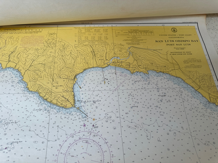 Just Added - Huge Lot Of Vintage 1970s/80s Nautical Charts Marine ...