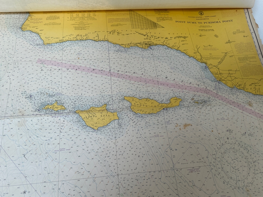 Just Added - Huge Lot Of Vintage 1970s/80s Nautical Charts Marine ...