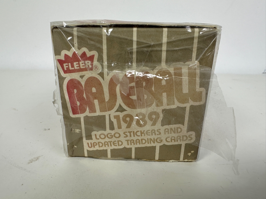 Vintage 1989 Factory Sealed Fleer MLB Baseball Logo Stickers And ...