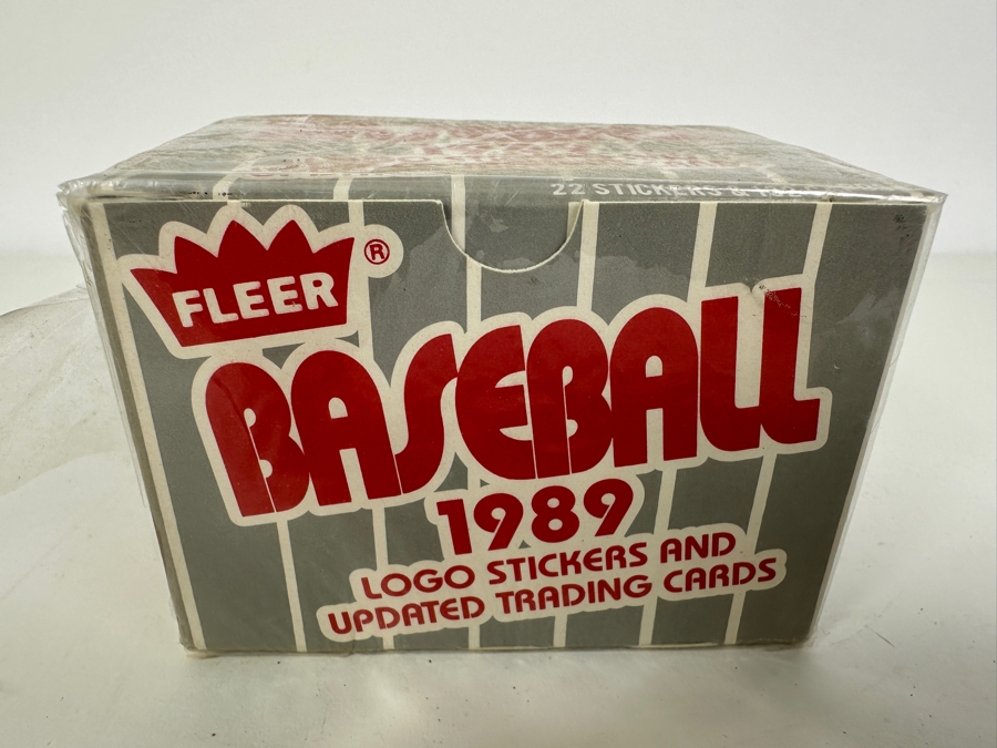 Vintage 1989 Factory Sealed Fleer MLB Baseball Logo Stickers And ...